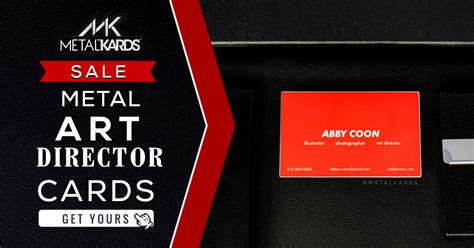 Art Director Metal Cards Only