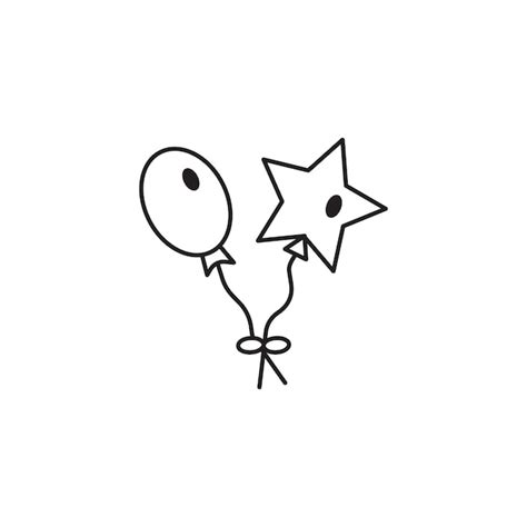 Premium Vector Balloon Vector Type Icon