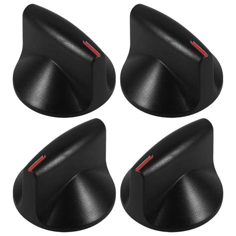 Frcolor 2 Pairs Oven Stove Control Switch Knobblack Gas Stove Knob
