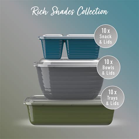 Bentgo Prep 60 Piece Variety Meal Prep Kit Reusable Meal Prep Containers