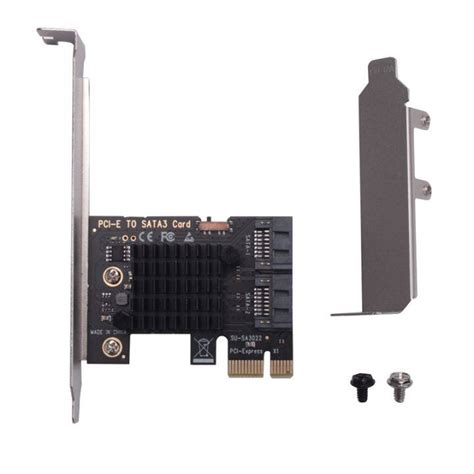 Pcie To Sata 3 0 6g Ssd Adapter Pci E Pci Express X1 Controller Expansion Card Riser Add On Card