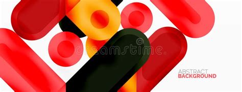 Vector Geometric Abstract Background Template Design Stock Vector