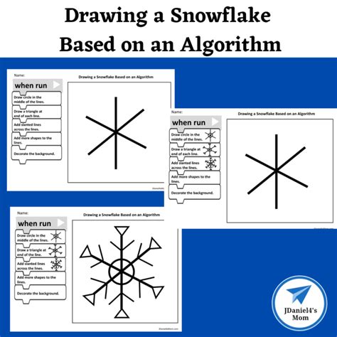 Drawing A Snowflake Based On An Algorithm Jdaniel4s Mom
