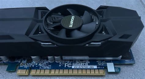 Gigabyte Geforce Gtx 750 Ti Oc 2gb Gddr5 Low Profile Gebraucht In