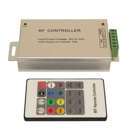 The Controller RF Radio Frequency With Remote Control RGB LED Strip RF20 144W