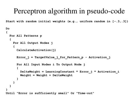 Ppt Learning Neural Networks Perceptron And Backpropagation