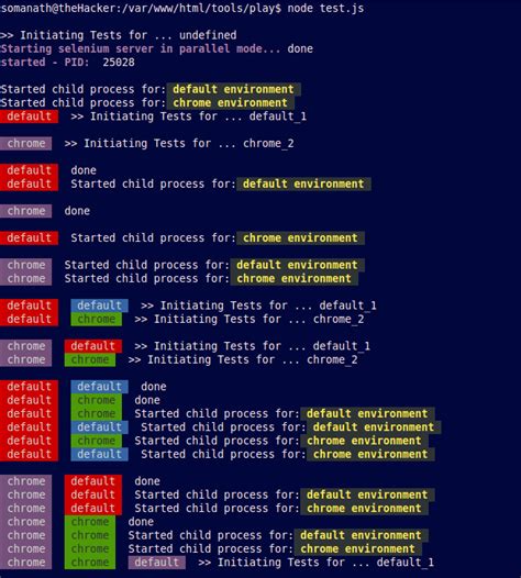 Nodejs Nightwatchjs Test In Multi Browser Environment Is Looping