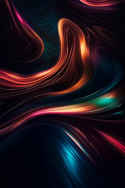 Premium Ai Image Metallic Abstract Wavy Liquid Background Layout Design Tech Innovation