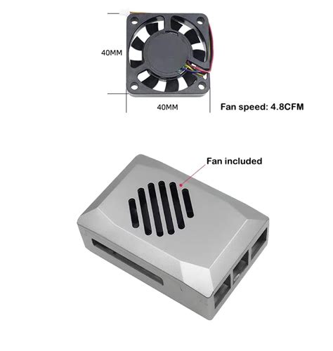 Raspberry Pi 5 Bundle 8gbram 32gb Noobs Red Case Fan