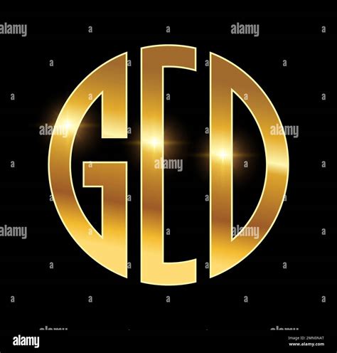 A Vector Illustration In Black Background With Gold Shine Effect Of Golden Monogram Initial