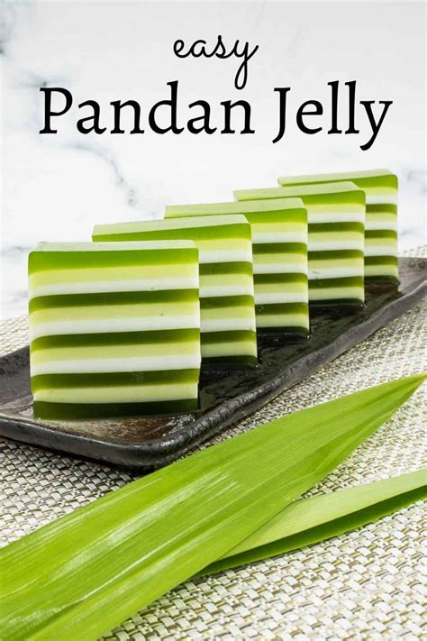 Pandan Jelly Agar Agar Pandan Recipe Coconut Jelly Pandan Jelly Recipes