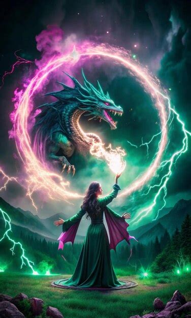 Epic Fantasy Adventure Premium Ai Generated Image