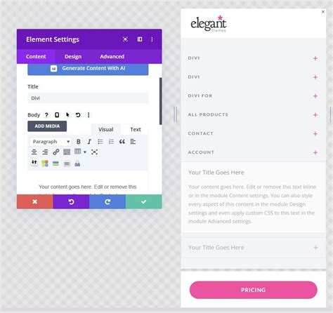 Getting Started With Divi Mobile Menu Divi Life