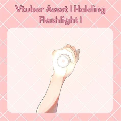 Vtuber Asset Hand Asset Holding Flashlight Etsy
