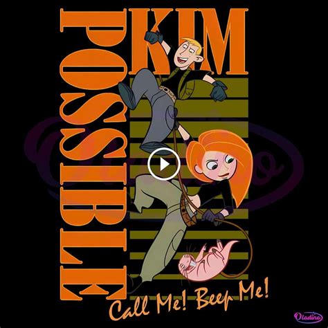 Kim Possible Call Me Beep Me Retro Graphic Png Free Download