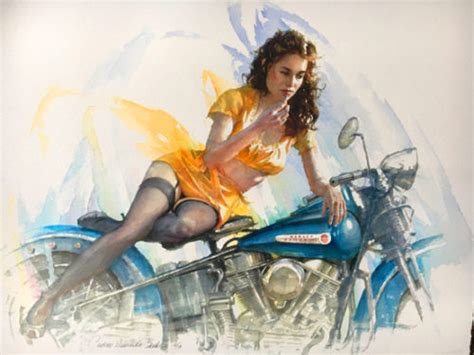 David Uhl Motorcycle Art
