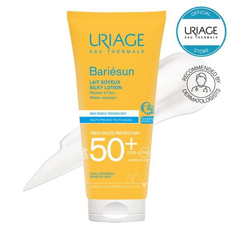 Uriage Bariesun Silky Lotion Spf50 Sunscreen 100ml Exp April 2026