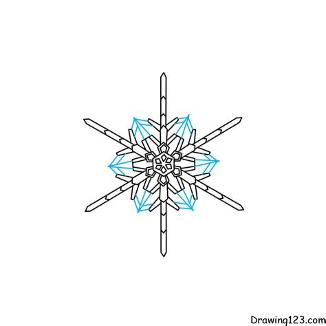 How To Draw Frozen Snowflake