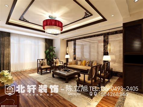 古典与现代能否兼得盘锦北轩装饰带来盘锦广厦新城180平米中式风格案例赏析 客厅装修设计 客厅装修效果图欣赏 装修图片 中国装饰网