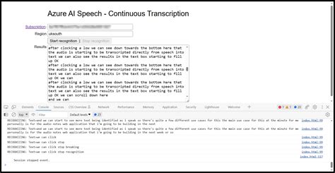 Audio Notes Using Azure Ai Speech To Perform Speech To Text Conversion Jamie Maguire