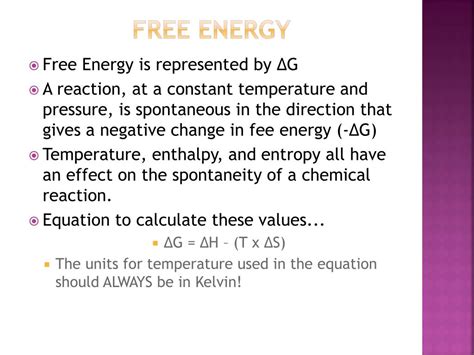 PPT Enthalpy Entropy And Free Energy PowerPoint Presentation Free Download ID 1597735