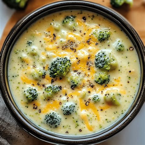 Creamy Broccoli Cheese Soup Recipe Comfort In A Bowl Delectable Meal
