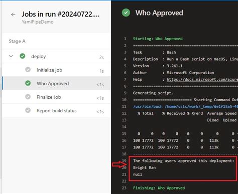 How Can I Get The Name Of The User That Approved Azure Devops Pipeline Stack Overflow