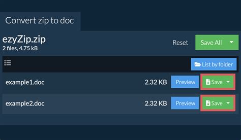 Convert ZIP To Word DOC DOCX Online Free Instant EzyZip