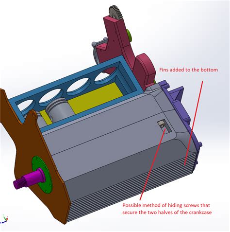 Offenhaser Model Engine Plans Development Crankcase Bottom Gregs