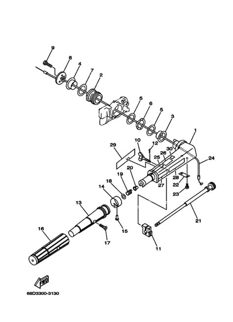 Yamaha Outboard Parts F4 Mhs L F4a 68d Europe 150 4 Hp 2003