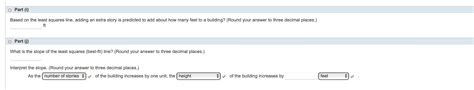 Solved Calculate The Least Squares Line Put The Equation In Chegg