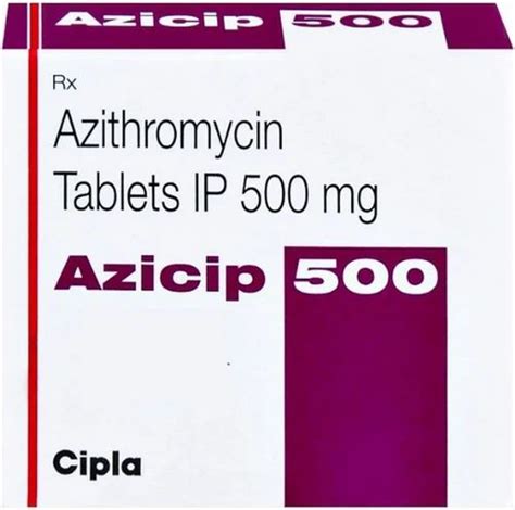 Azicip Azithromycin Tablet At ₹ 215 Strip Of 3 Tablets Azithromycin 500 Mg In Nagpur Id