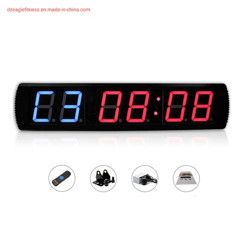 Smart Interval Countdown 6 Digits Digital Gym Timer Gym Timer And Crossfit Gym Timer