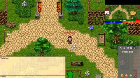 Html5 Mmorpg Chat System Offline Pm Nickname Stats Summary Aspect Ratio Youtube
