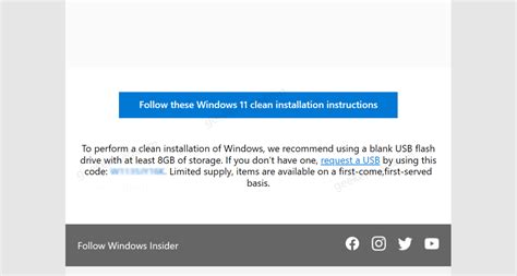 How To Get Microsoft Giving Free USB Drives To Windows Insider