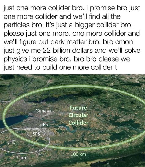 Just One More Collider Bro I Promise Bro Just One More Collider And Well Find All The