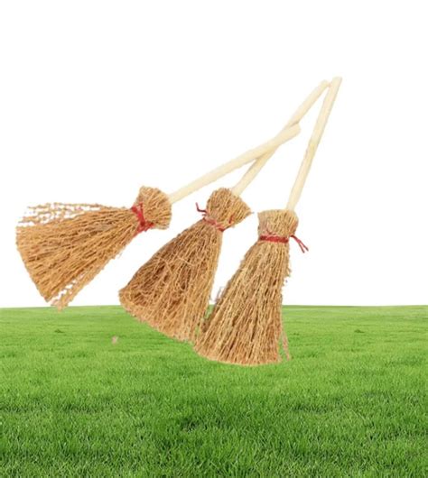 Mini Witch Straw Brooms Halloween Party From Witbuy 435 Dhgatecom