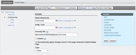 Using Liferay Portal As A Content Management System Liferay Help Center