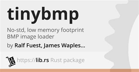 Tinybmp — Rust图像库 Librs • Rust 包仓库