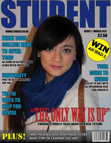 Front Cover Contents Page Bradley S As Magazine Portfolio