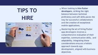 Hire Dedicated Flutter Developers PPTX