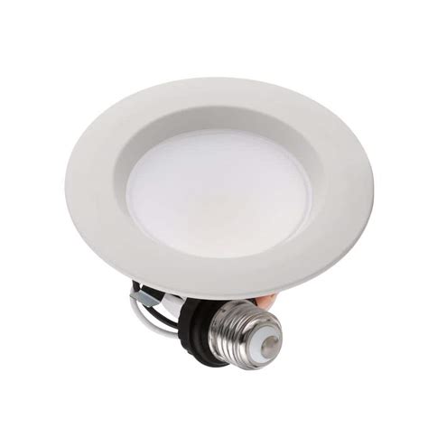 Commercial Electric In White Recessed Led Trim