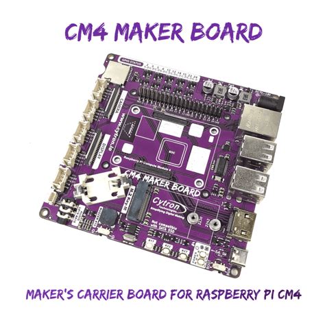 Cm4 Maker Board And Kits Makers Carrier Board For Raspberry Pi Cm4 Cm5