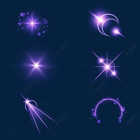 보라색 꿈 일러스트 스포트라이트 후광 효과 스포트라이트 클립 아트 섬광 광택 Png 일러스트 및 Psd 이미지 무료 다운로드 Pngtree