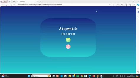 Adarsh M B On Linkedin Webdevelopment Javascript Stopwatch Bootstrap Css Html