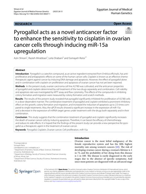 Pdf Pyrogallol Acts As A Novel Anticancer Factor To Enhance The