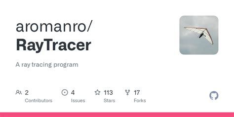 github aromanro raytracer a ray tracing program