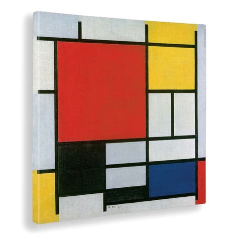 Composizione Con Giallo Blu E Rosso Piet Mondrian