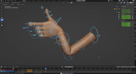 Blender Hand Model Rigged At Henry Gale Blog