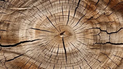 Background With Textured Tree Trunk Design Tree Circle Annual Ring